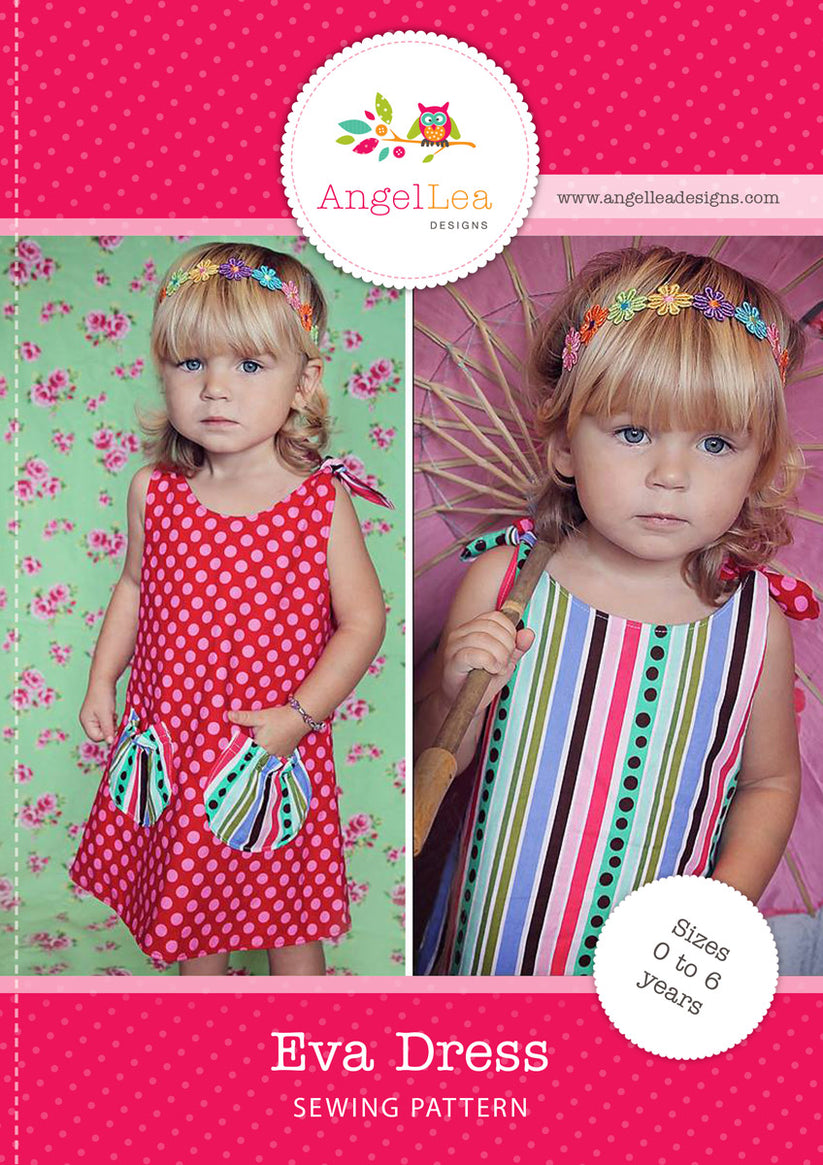 Eva Dress PDF Sewing Pattern – Angel Lea Designs