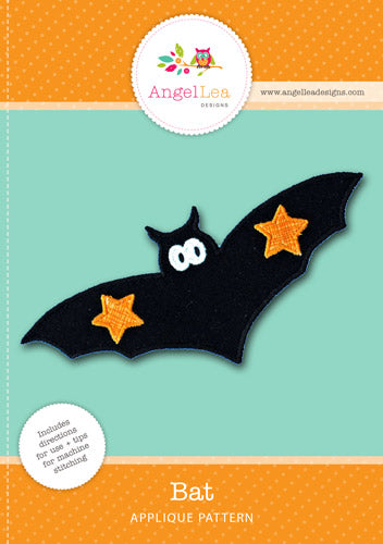 Bat Applique Template – Angel Lea Designs