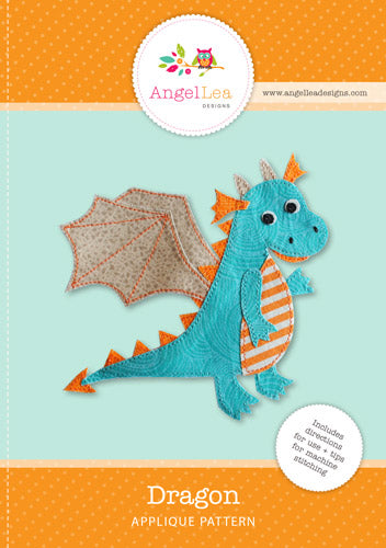 Dragon Applique Template – Angel Lea Designs