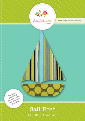 Sail Boat Applique Template – Angel Lea Designs